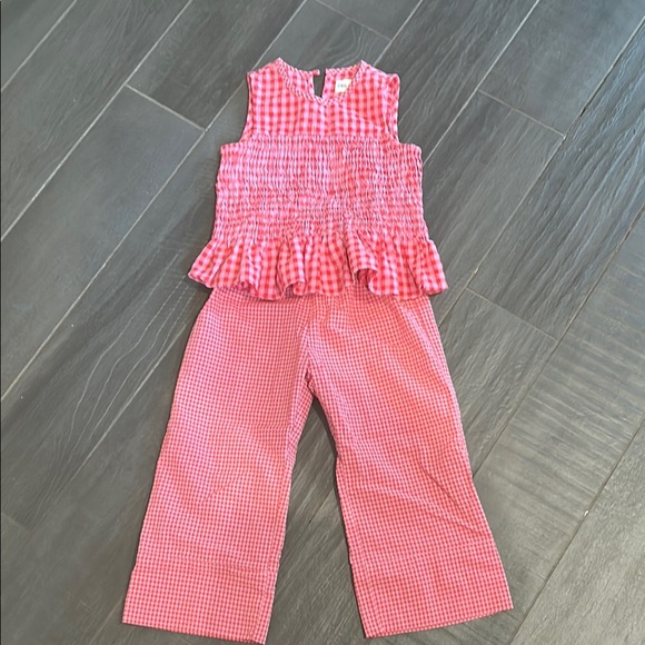 Zara | Matching Sets | Zara Pink Gingham Kids Matching Set | Poshmark